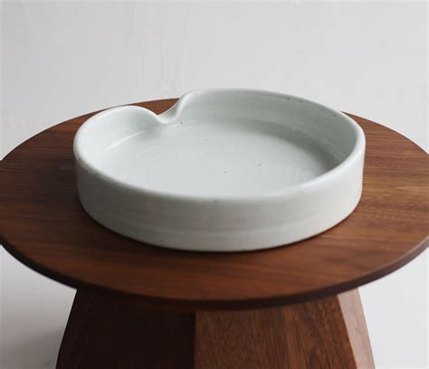 핸드메이드 우리도자기 엄지 원형 도자기 메인그릇