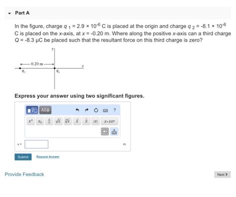 Solved Part A In The Figure Charge Q 1 29 × 10 6 C Is