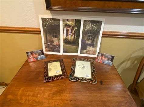 3 Unframed Dwayne Warwick Prints And An Assortment Of Frames