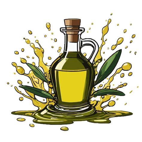 Premium Vector Olive Oil Splash Vector