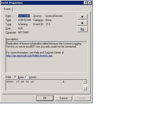 solved license logging service does not even exist on the machine that