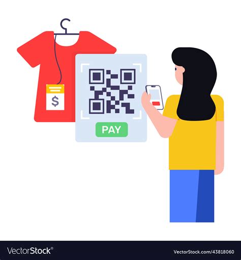 Qr Scan Royalty Free Vector Image VectorStock