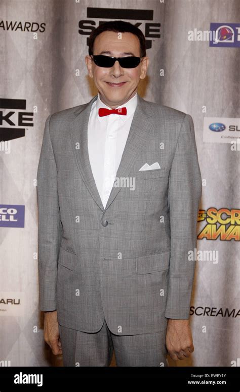 Paul Reubens Aka Pee Wee Herman At The Spike Tvs Scream Awards 2011 Held At The Universal