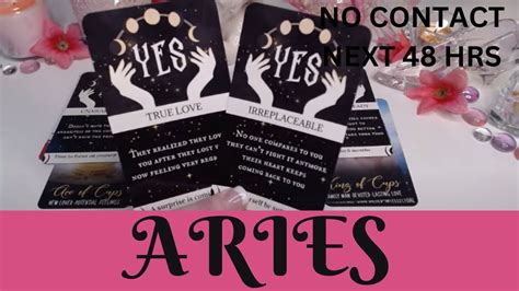 Aries ♈ ️‍🔥no Contact Next 48 Hrs ️‍🔥their Heart Keeps Coming Back To