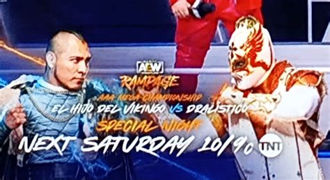 Drainmaker on Twitter El Hijo del Vikingo vs Dralístico for AAA