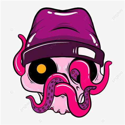 Tentacles Clipart Vector Tentacle Pink Cartoon Cartoon Design