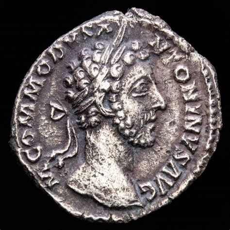 Roman Empire Commodus AD 177 192 AR Denarius Rome LIB Catawiki