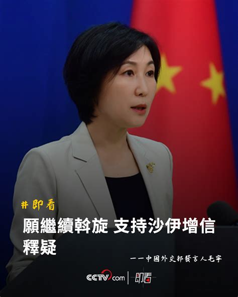 【中國外交部：願繼續斡旋 支持沙伊增信釋疑】海外频道央视网