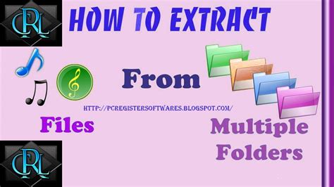 extract files from multiple folders at andrea johns blog