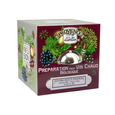 Préparation pour vin chaud bio en sachet Araquelle La boîte de sachets