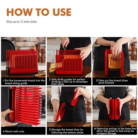 Toast Bread Slicer Foldable Bread Slicer For Homemade Bread Food Grade
