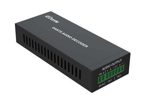 Dante Pro Converterdante 2ch Analog Audio Encoder Decoder With Poe