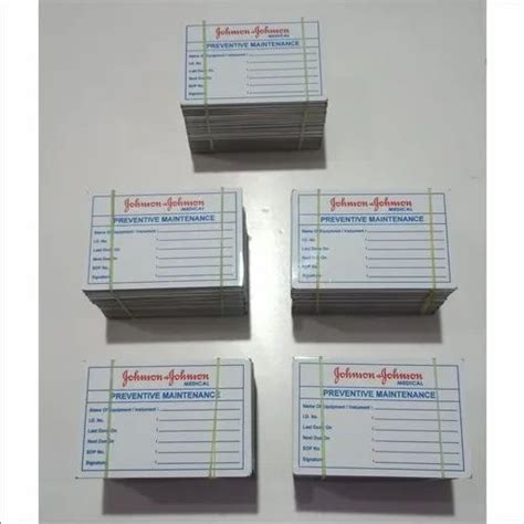 White Aluminium Preventive Maintenance Label At ₹ 56piece In Pune Id