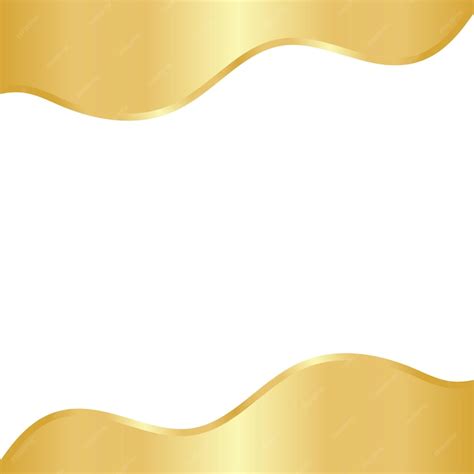 Premium Vector Golden Wave Template Design