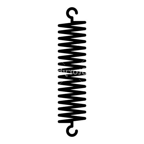 Coil Spring Vector At Collection Of Coil Spring