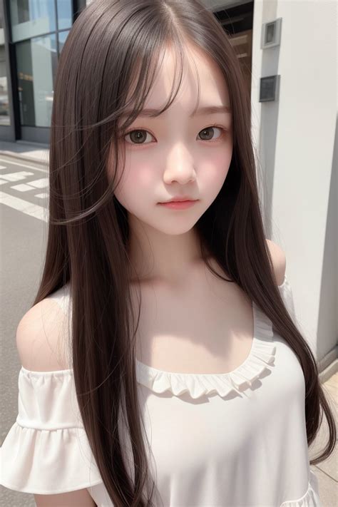 外ハネちゃんからおはようございます AIphoto ChilloutMix aiphoto chilloutmix はせ AI