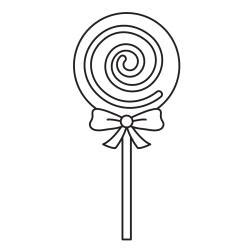 Dessin bonbon nos coloriages à imprimer de bonbons Tête à modeler