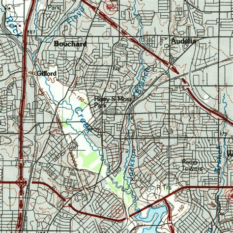 Dallas Tx 1986 100000 Scale Map By United States Geological Survey