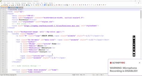 Shaik Afzal On Linkedin Portfoliopage Codsoft Codsoft Codsoftinternship Webdevelopment