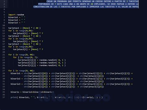 Arrays Python Mapeo Concatenacion De Binarios Tutorias Co