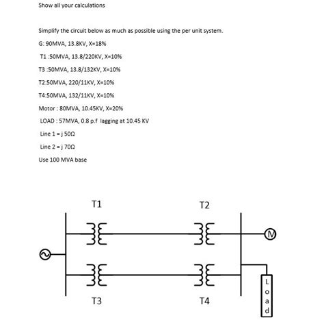 Solved Show All Your Calculations Simplify The Circuit Chegg