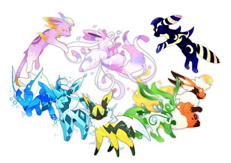 Mega Eevees By Tonyficticium On Deviantart