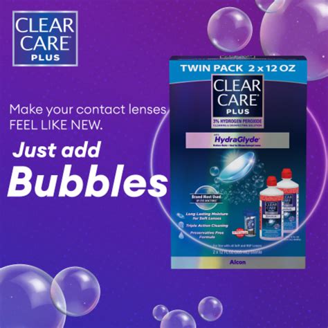 Clear Care® Plus With Hydraglyde® 3 Hydrogen Peroxide Contact Lens