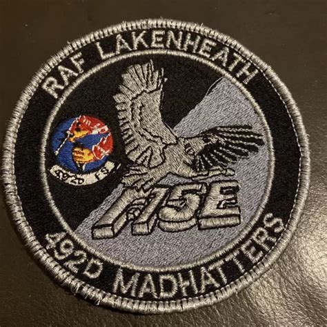 Usaf Raf Lakenheath 492d Madhatters F 15e Eagle Squadron Patch £995 Picclick Uk