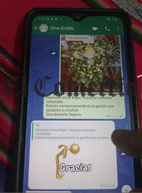 Dina Boluarte Aparece Registro De Llamadas De Henry Shimabukuro Con La