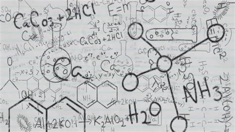 animation of mathematical and scientific data processing over white