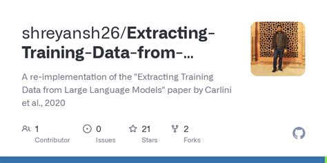 github shreyansh26 extracting training data from large langauge