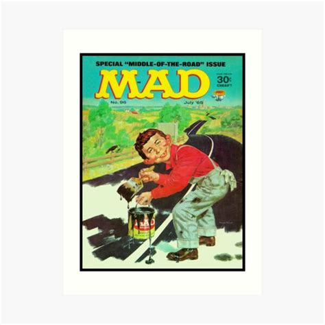 And Yet Another Classic Vintage Mad Magazine Cover Art Art Print For