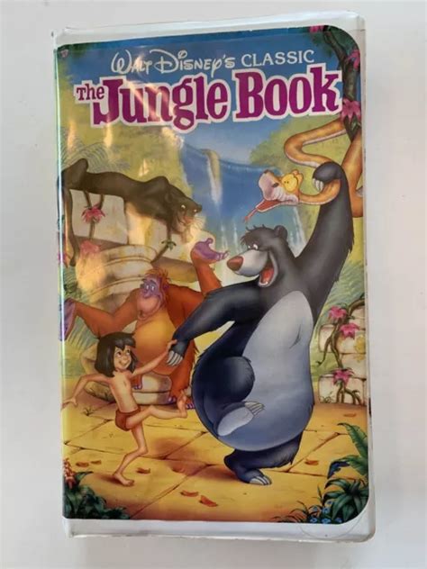 Walt Disney Classic The Jungle Book Rare Black Diamond Vhs £902