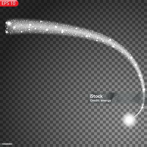 Vector Sparkling Falling Silver Star向量圖形及更多亮粉圖片 亮粉 光 動作 Istock