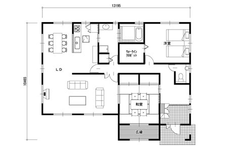 間取り No 016 e houseの間取り