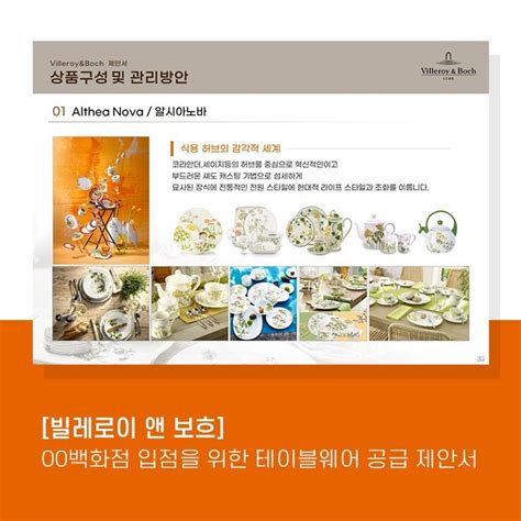 고급테이블웨어 공급 제안서 Ppt·인포그래픽 포트폴리오 크몽
