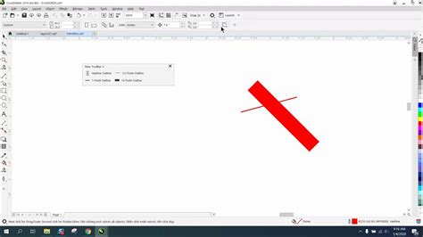 Corel Draw Tips Tricks Line Thickness TRICK Part 4 YouTube