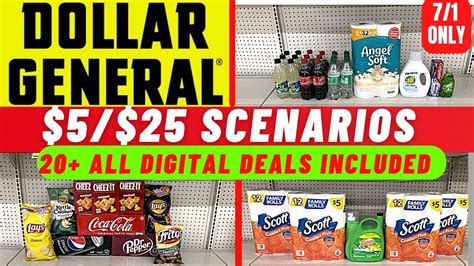 Dollar General Couponing 71 Only 🚨 5 Off 25 Scenarios 🚨over 20 All