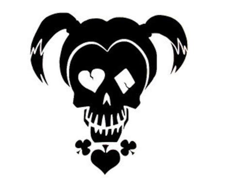 Harley Quinn Decal Suicide Squad Decal Car Decal Window Etsy