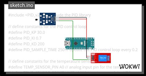 Pid For Constant Temperature Working Wokwi Esp32 Stm32 Arduino