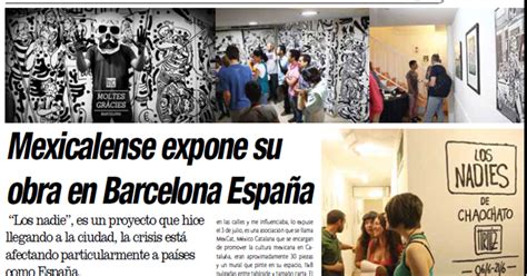 Noticias Nota De La Exposición De Héctor Ruíz En Casa Mèxic Barcelona