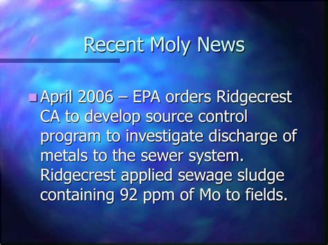 Ppt Molybdenum Source Control Powerpoint Presentation Free Download