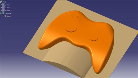 游戏控制器 Catia 模型图纸下载 懒石网