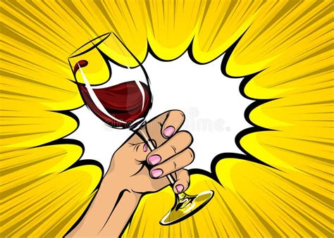 Girl Wine Glass Stock Illustrations 4922 Girl Wine Glass Stock