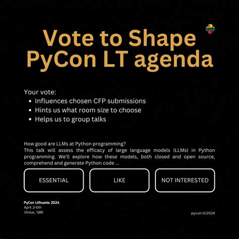 Tomas Peluritis On Linkedin Pycon Conference Agenda Community Python