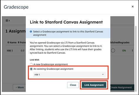Using The Gradescope Integration With Canvas Stanford University