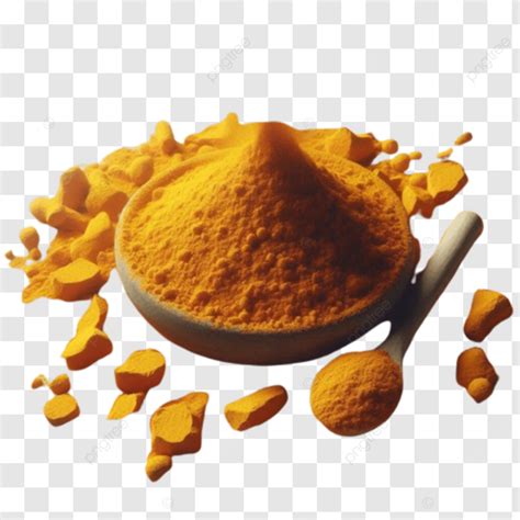 생기 넘치는 강황 가루가 담긴 도자기 그릇 심황 가루 기미 Png 일러스트 및 이미지 에 대한 무료 다운로드 Pngtree