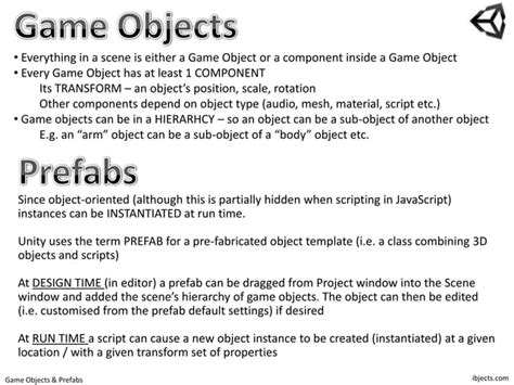 Unity 3d Basics Pptx