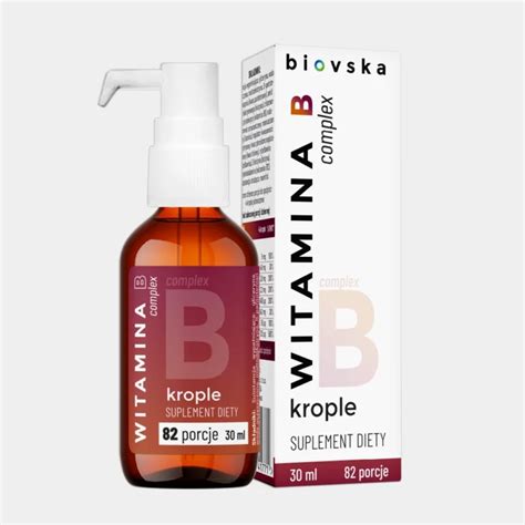 Biovska Witamina B Complex Krople 30 Ml Sklep Bioceriq Pharma