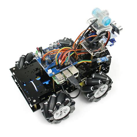 Loborobo Raspberry 4b Development Board Mecanum Wheel Smart Car Wifi